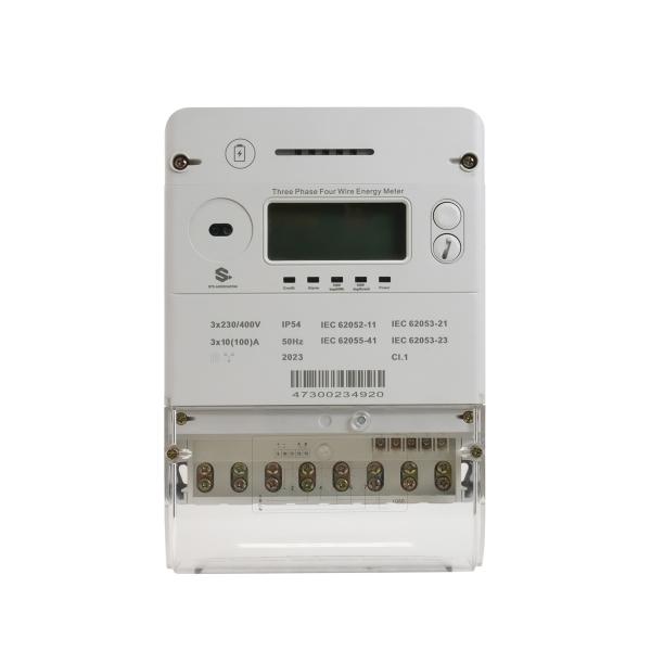 Quality Commercial Smart Electric Meters , Automated Reading 3 Phase Power Meter Kwh for sale