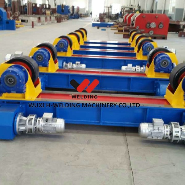 Quality Circular Pipe Vessel Welding Turning Roller 10T Bolt Adjustable Welded Rotator for sale