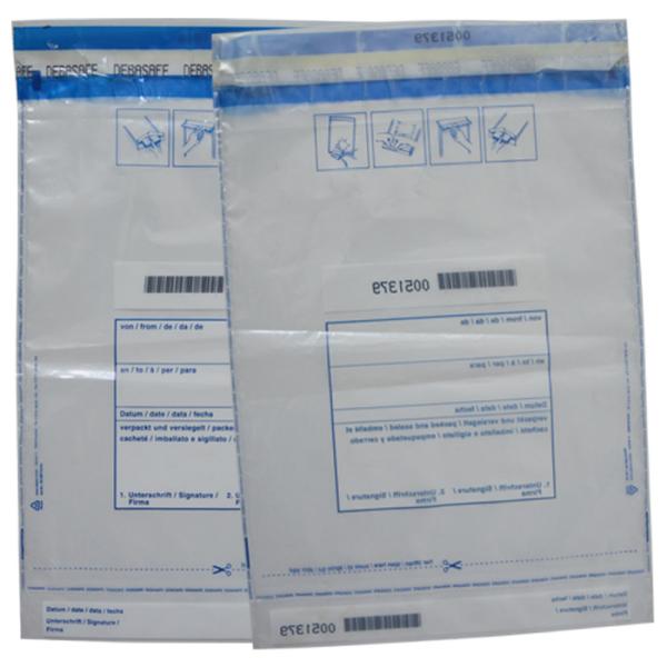 Quality Customized Printed Plastic Tamper Evident Bag Bank Deposit Security Bag for sale
