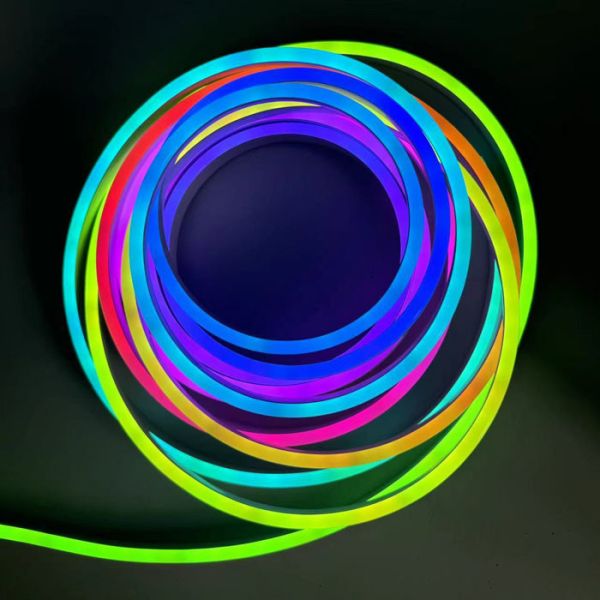 Quality Flexible 6x12 Addressable Rgb Neon Light 5v Usb Led Strip Set for sale