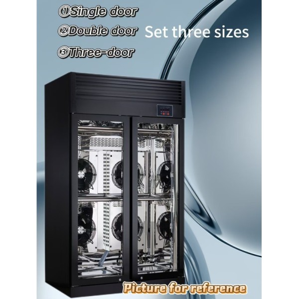 Quality LPG-30G Drying Cabinet Air-cooling Black Titanium Wire Stainless Steel Single Door 1800*830*2030mm for sale