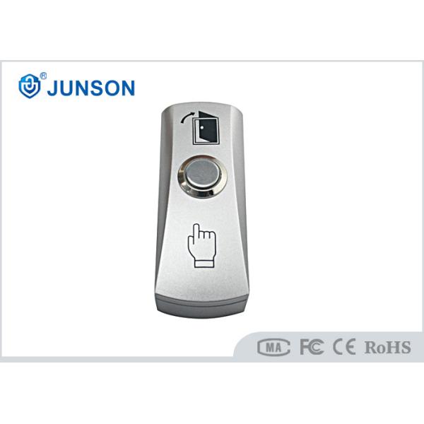 Quality Zinc Alloy Small Door Exit Button With Back Box , No / Com Contact for sale