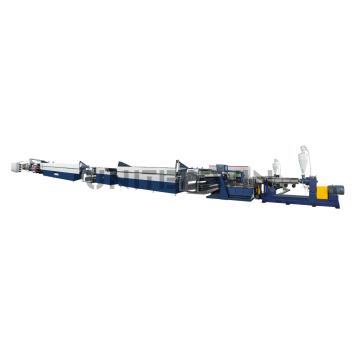 Quality Woven Bag Tape Extruder Machine PP Tape Flat Yarn Extrusion Line for sale