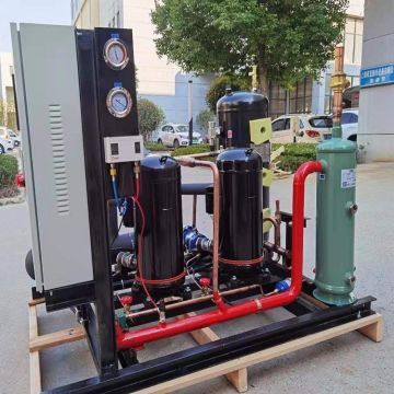 Quality KBVA-130*2L ZFI59KQE Cold room cryogenic unit scroll compressor parallel unit for sale