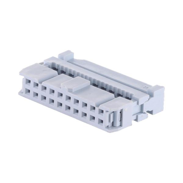 Quality 2.54mm Pitch IDC Ejector Header Connector For 1.27mm 2651 28awg Flat Cable for sale
