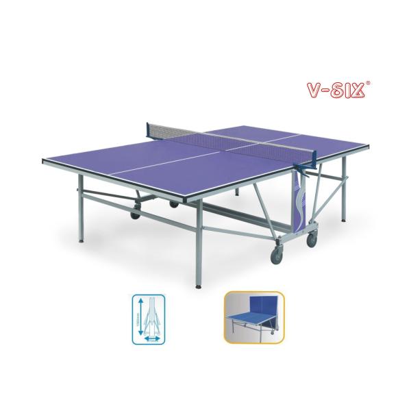 Quality Double Folding Outdoor Table Tennis Table Waterproof For Physical Training for sale