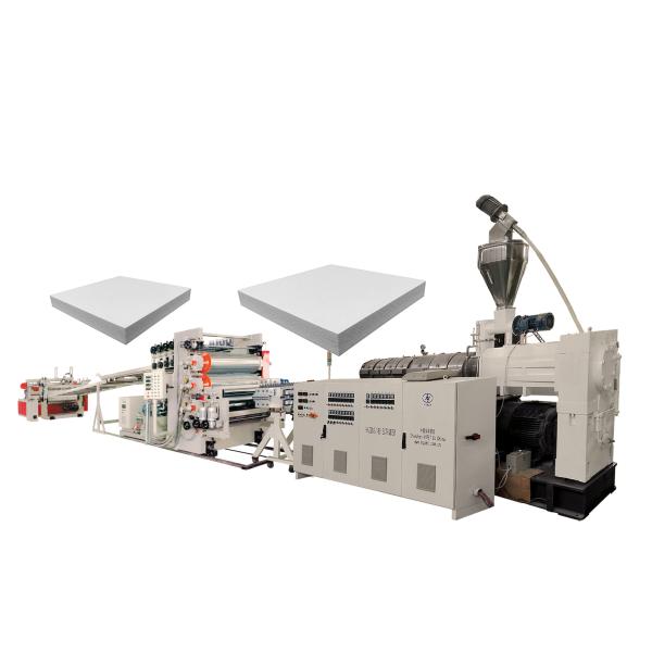 Quality WPC PVC Free Skin Hard Foam Crust Board Plastic Extruder Machine For Furniture Decorating House Advertizing for sale