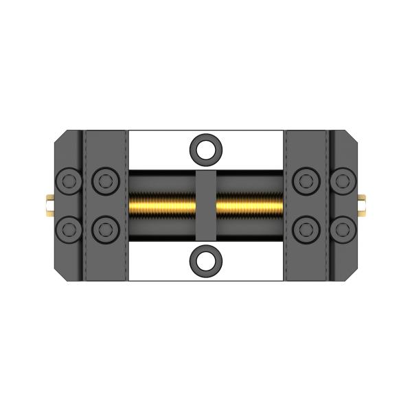 Quality Heavy Cutting Manual Clamping Fixtures 155mm Cnc Milling Fixturing for sale