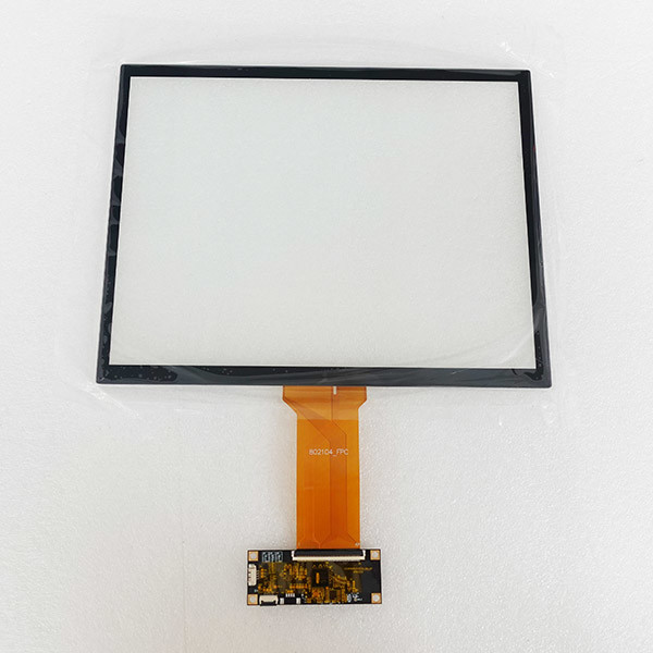 Quality Anti Fingerprint PCAP GFF 17 Inch Touch Panel Sputtering ITO Pattern for sale
