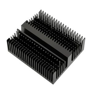 Quality Black Anodized Aluminum Skived Fin Heat Sink for Electronics for sale