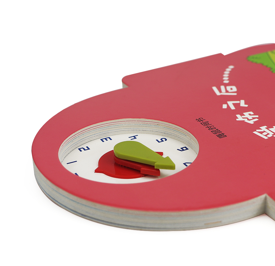350gsm + 350gsm Art Paper Mounting Clock Hands Children Board Book Printing