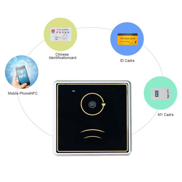 Quality Wall mounted QR Barcode Scanner Mi fare Card Reader RS232 wiegand26/34 for for sale