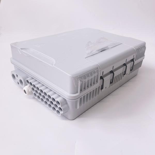 Quality 48 Cores 32 Port FTTH Fiber Optic Terminal Box with 340*260*110mm Dimensions for Outdoor Distribution for sale