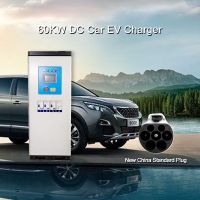 Quality Fast Charger GB/T 60KW DC Car EV Charger Station LCD With Payments for sale