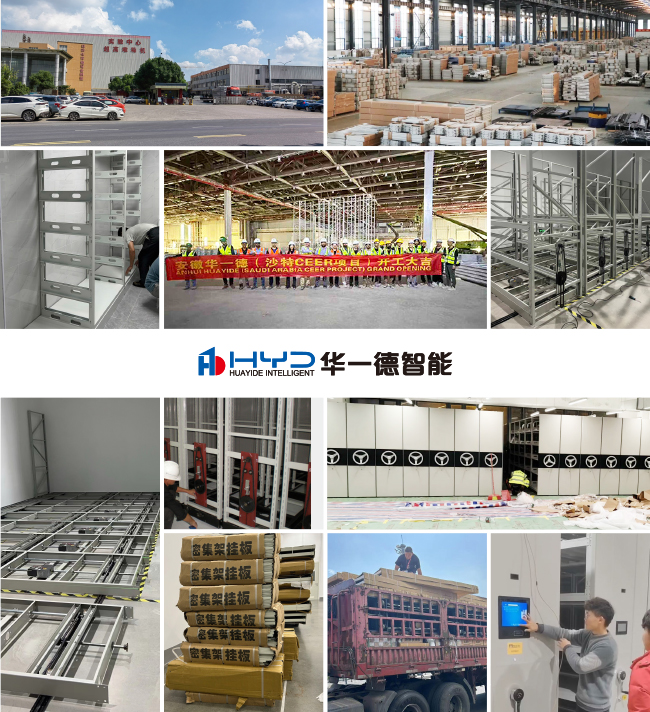 Electric Mobile Shelves Racking Hand Cranked  Compact Movable Shelving High-Density Shelves
