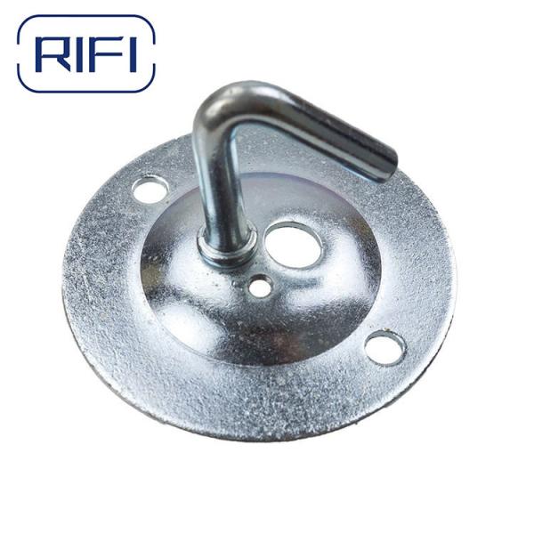 Quality Galvanized Finish Round Metal Electrical Box Cover For BS4568 Junction Boxes for sale