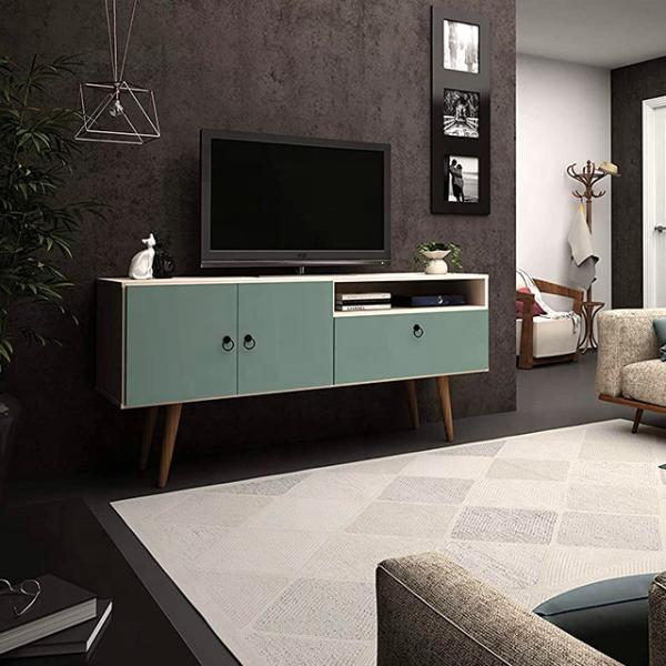 Quality Simple Vintage Custom TV Cabinet Wooden Console TV Stand Entertainment Center Media for sale