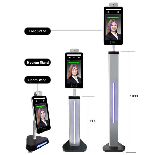 Quality Web Software QR Code WIFI Temperature detection Face Recognition Access control for sale