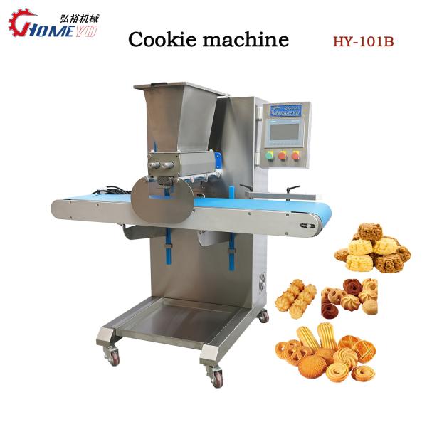 Quality Single Phase 220V Voltage Rotary Moulder Chocolate Chip Chunky Cookie Depositor for sale