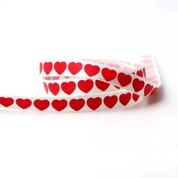 Quality Custom Gift Ribbon for Valentine's Day RIBBONS Style Single Face 9mm Printed for sale