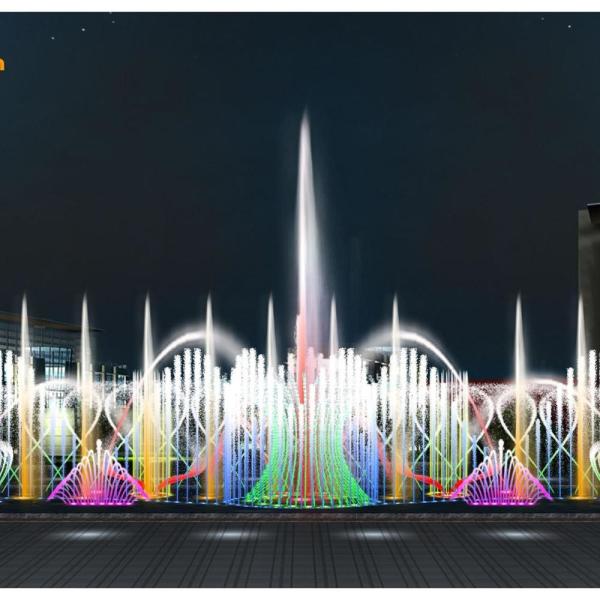 Quality Waterscape laser water screen movie show fountain for sale
