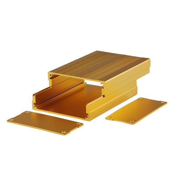Quality T5 T6 Anodized Aluminium Heat Sink for Custom Extruded Wall-mounted Electronic Box for sale