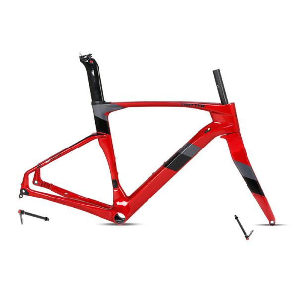 Quality CE Certified Carbon Road Bike Frame OEM Welcome For Racing Bicycle for sale