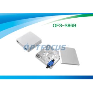 Quality Indoor Mini Fiber Termination Box Optical Socket 0.2dB 90% Working Humidity for sale