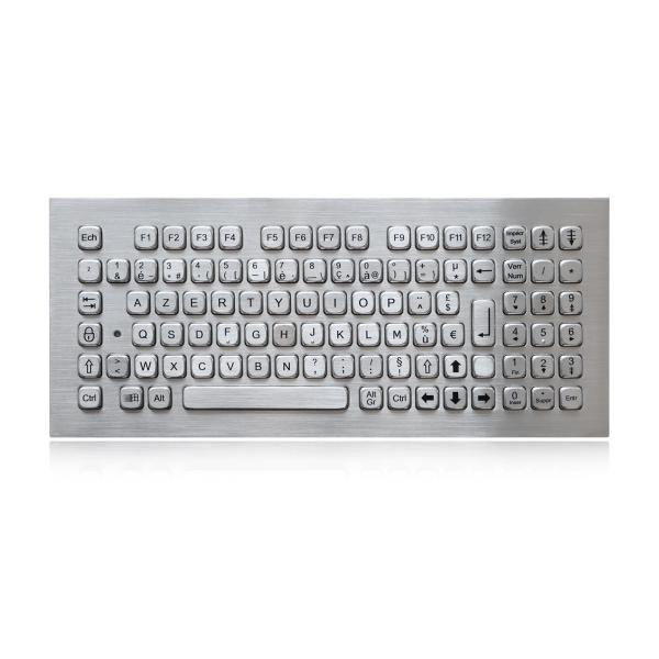 Quality USB 97 Keys Stainless Steel Keyboard With Integrated Numeric Keypad for sale