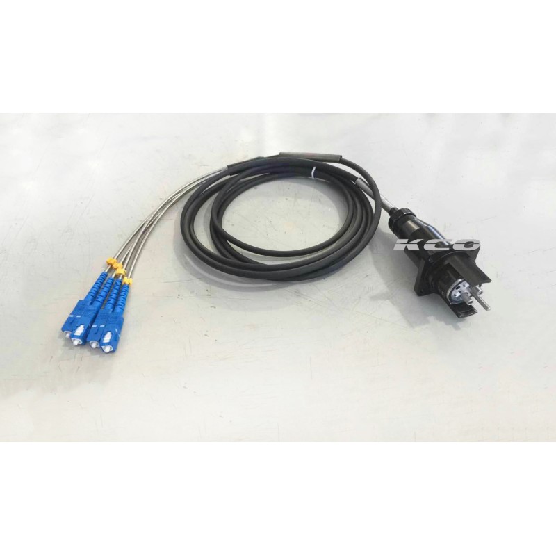 -grade waterproof fiber optic connector