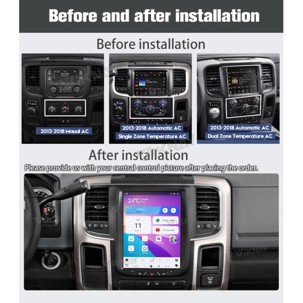 Quality 8 Core 10.4'' Android Car Radio Player For Dodge Ram 1500 2013 - 2018 for sale
