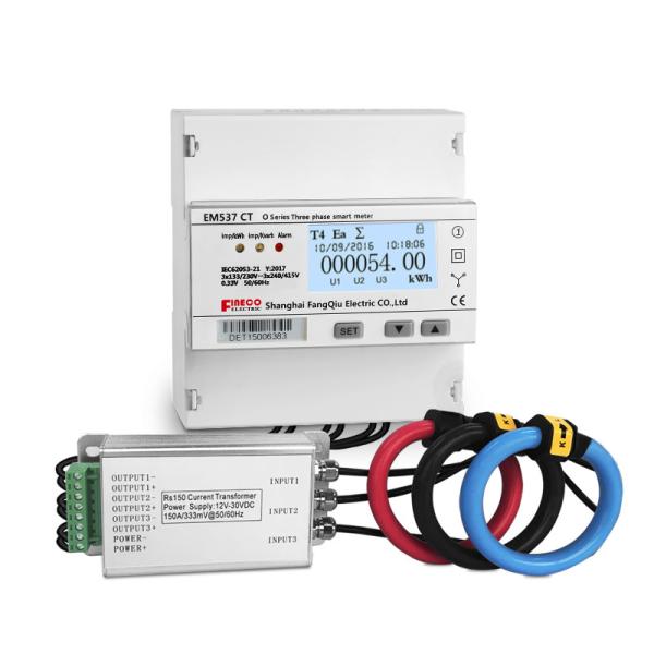 Quality CT Type Rogowski Coil Meter for Accurate 3 Phase Energy Measurement EM537 CT O Series for sale