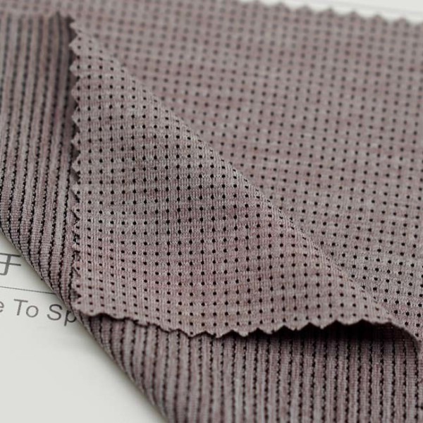 Quality 12% Spandex 88% Recycled Polyester Fabric High Elastic Comfortable Mesh for sale