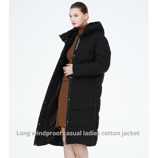 Quality Moderate Length Womens Overcoat Long Warm Winter Jackets Size L Size 46 for sale