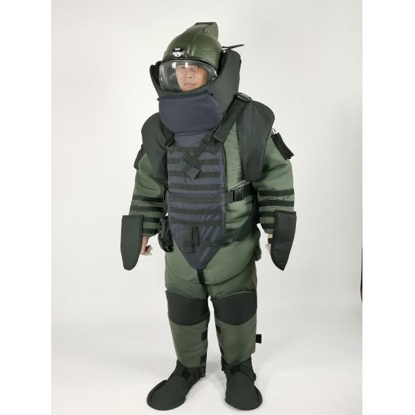 Quality Bulletproof Mask V50 is 744m/s， EOD Bomb Suit for sale
