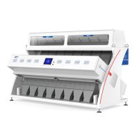 Quality Large Capacity Rice Color Sorter 8 Chutes Chromatic High Frequency Ejector for sale