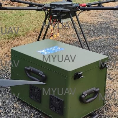 Quality Tethered Drone Ground Control Station 5500W High Cube Tethered Drone System for sale