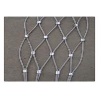 Quality Stainless Steel Ferrule Wire Rope Mesh Netting For Animal Enclosure for sale