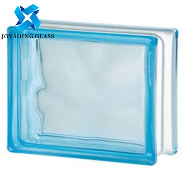 Quality Decoration Solid Glass Brick , Hot Melt Clear Glass Bricks Blocks for sale