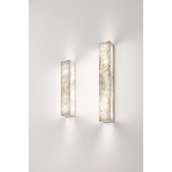 Quality 10W Alabaster Wall Sconce Indoor / Outdoor Rectangular Wall Sconce for sale