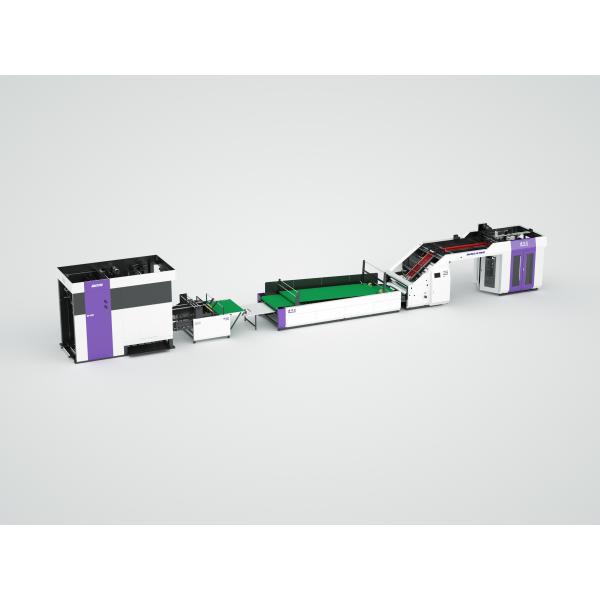 Quality 1650*1400mm Flute Lamination Pasting Machine 5000 Sheets / Hour for sale