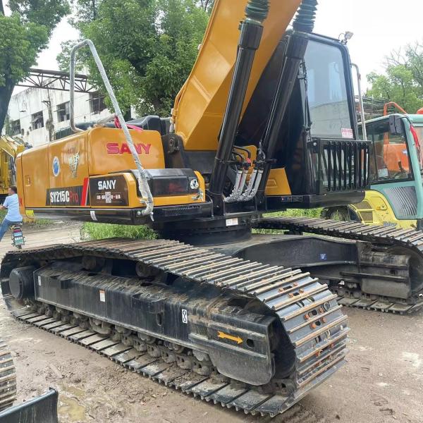Quality High Work Efficiency Second Hand Sany215C-pro Excavator with 0.93m3 Bucket for sale