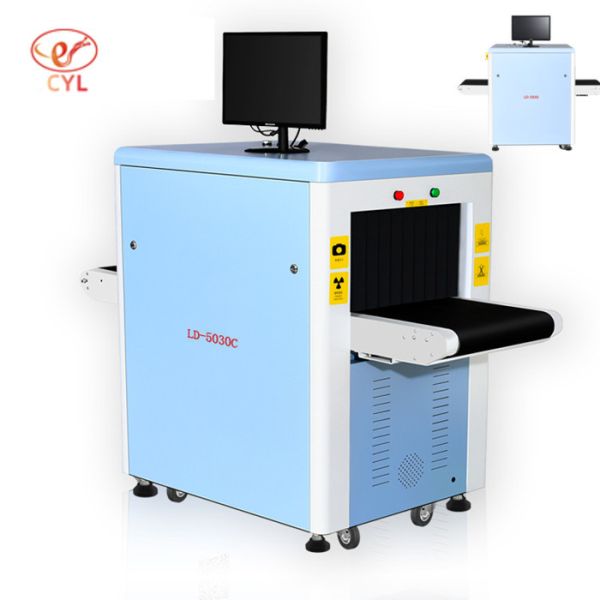 Xray Baggage Scanning Machines 500*300mm Tunnel Railway Station Scan ...