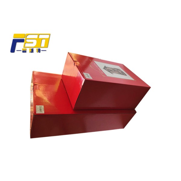 Quality Offset Printing Colored Corrugated Boxes , Groceries Storage Colored Packing for sale