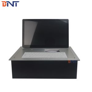 Quality Keyboard Motorized Monitor Lift Aluminum Alloy Brushed With 19" FHD Screen for sale