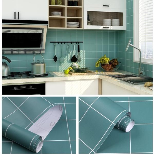 Quality Moisture-Proof 3D Adhesive Wall Tile Stickers Geometric Design Patterns for sale
