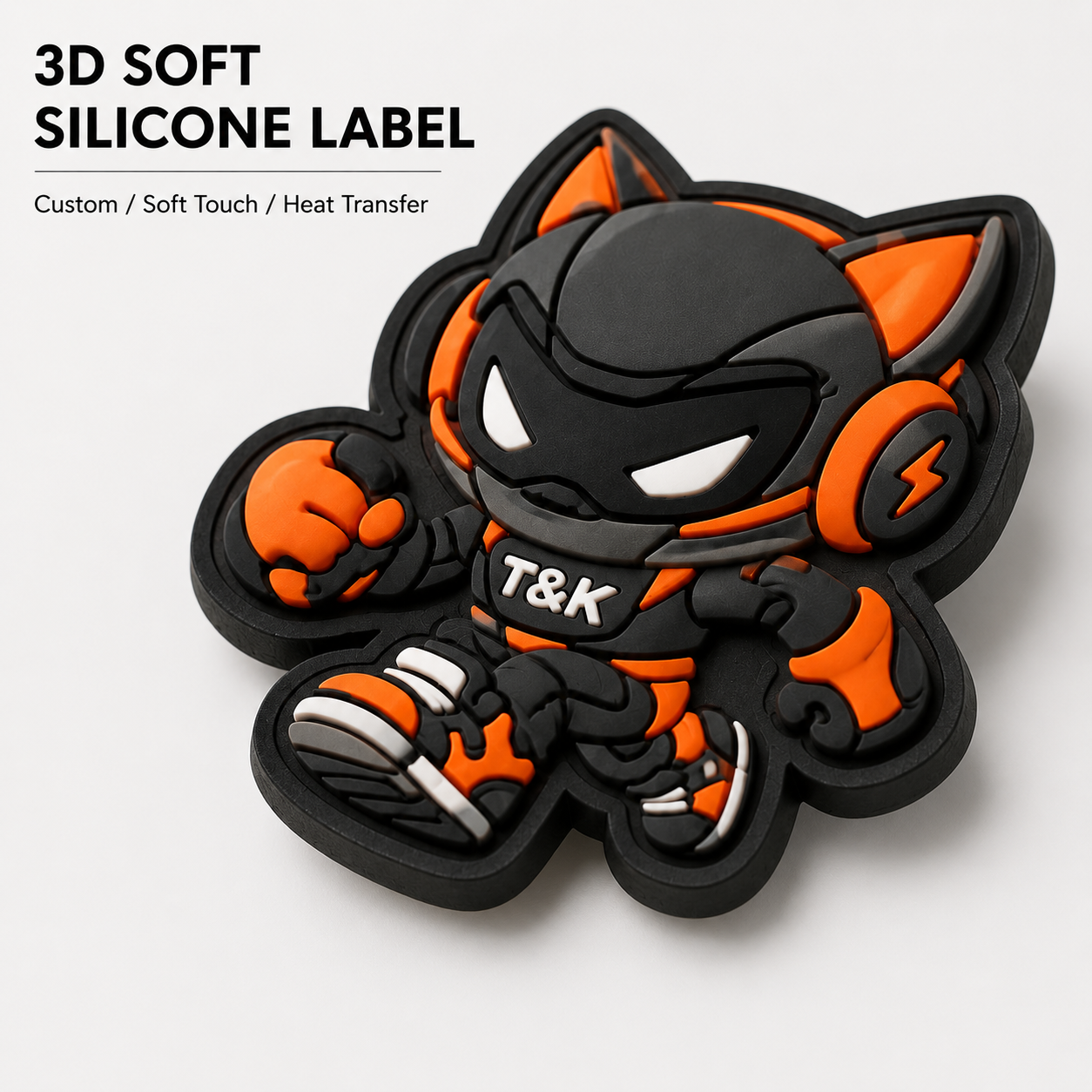 Quality Custom Cute Cartoon Character Rubber PVC Patch Soft Mold Injection for sale