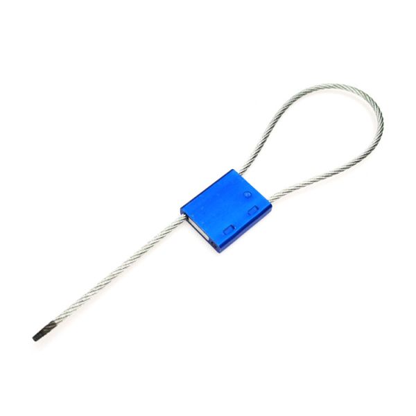 Quality Yellow US-CC251 Security 2.5 mm Wire Numbered Aluminium Alloy Container Cable for sale