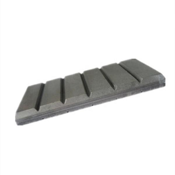 Quality 63HRC Hardness 240*100*23mm White Iron Chocky Block for sale