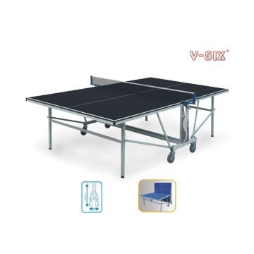 Quality Easy Installation Foldable Table Tennis Table Double Folding For Physical for sale